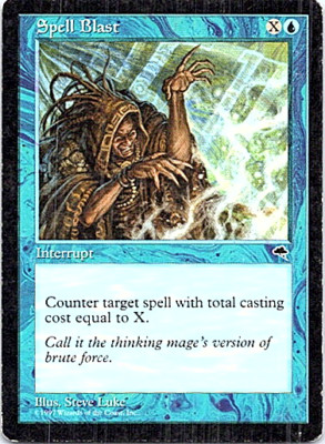 Spell Blast Magic The Gathering Tempest Light Play | eBay