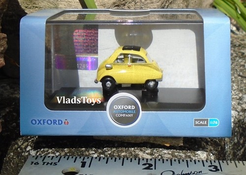 Oxford Auto Diecast 1/76 Scale BMW Isetta - Yellow 76IS004 | eBay