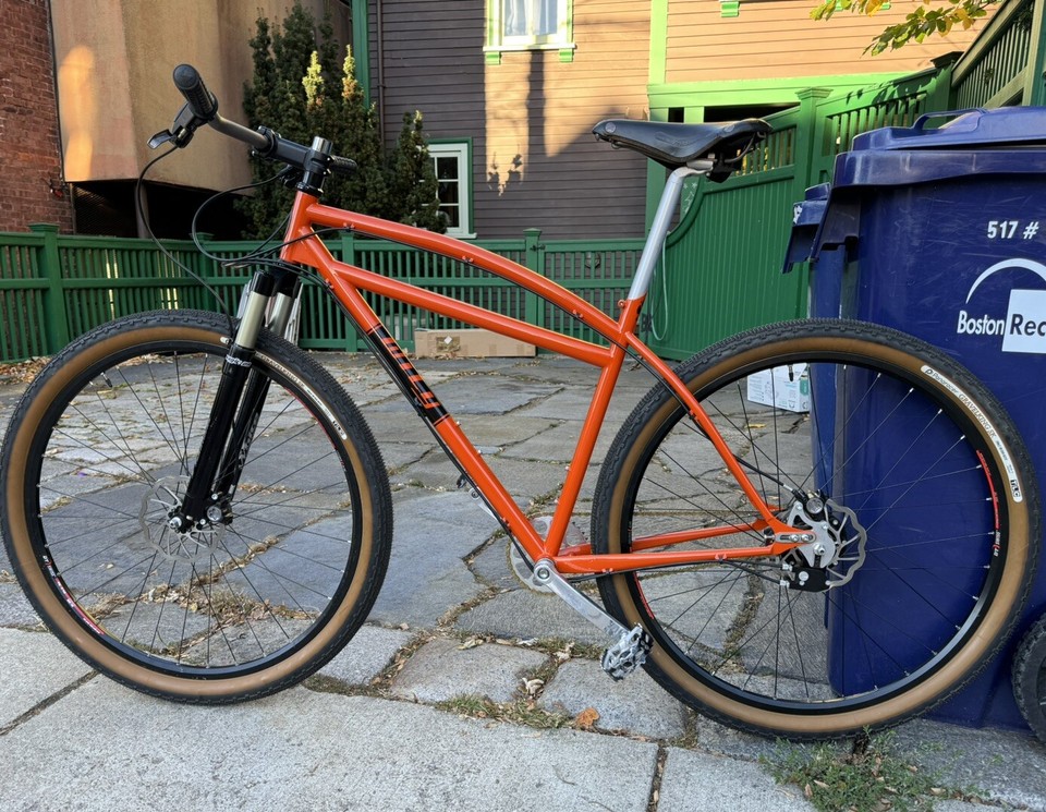 Wily 19” Steel Custom 29” MTB Cruiser Rohloff White Bros Paul Phil Wood ...