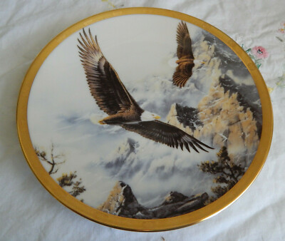 SOARING THE PEAKS BY KELLEY PLATE LENOX EAGLE CONSERVATION | eBay