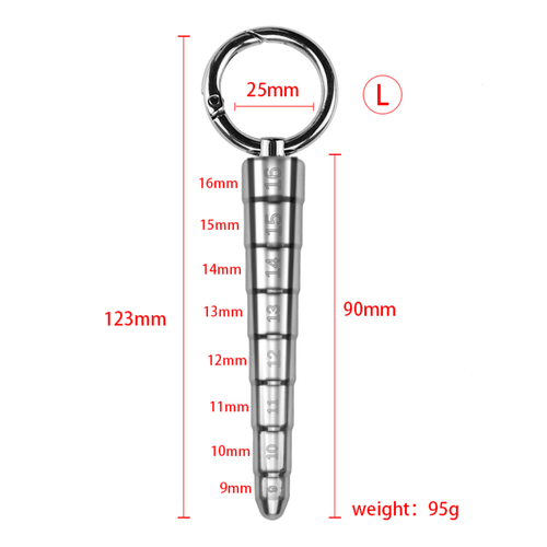 Stainless Steel Dilator Sounding Metal Urethral Stretching Penis ...