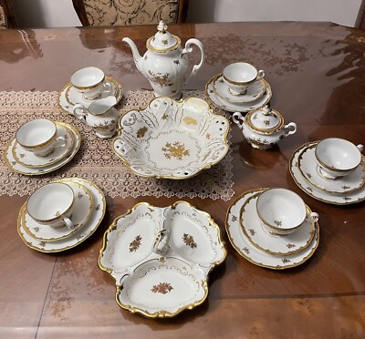 Antique Weimar 17010 25 Pieces Tea Set!Made in Germany! Gorgeous! | eBay