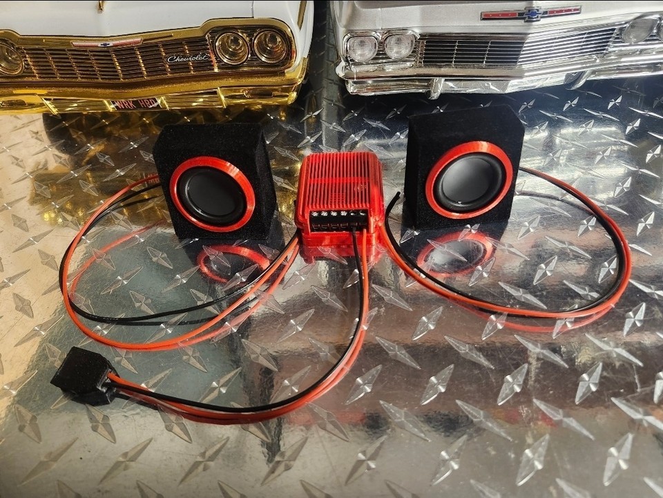 Sac City Beats RC Scale Bluetooth Mini Dual Speaker Subwoofer For RC ...