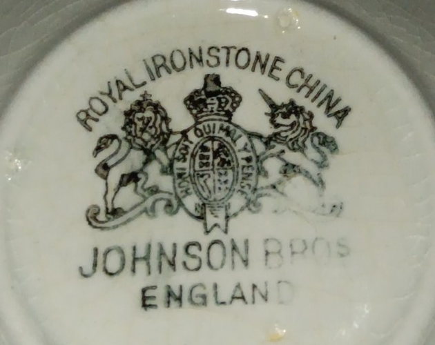 Antique Vtg Victorian Johnson Brothers White Ironstone Butter Pat Dish ...