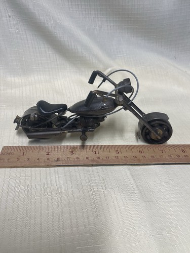 Metal Chopper Motorcycle Sculpture | eBay