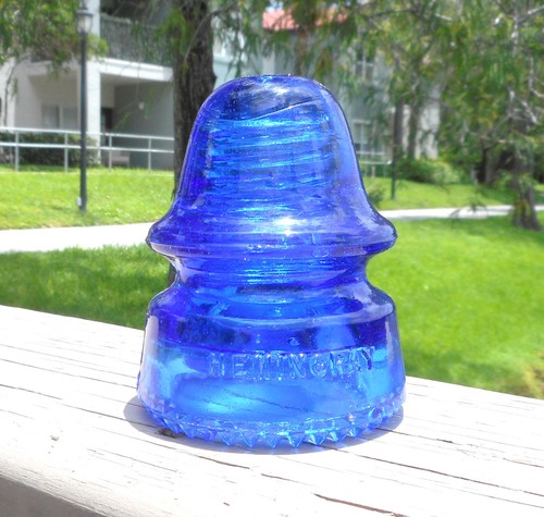 EXCELLENT COBALT BLUE CD 162 HEMINGRAY SIGNAL STYLE GLASS INSULATOR (V ...