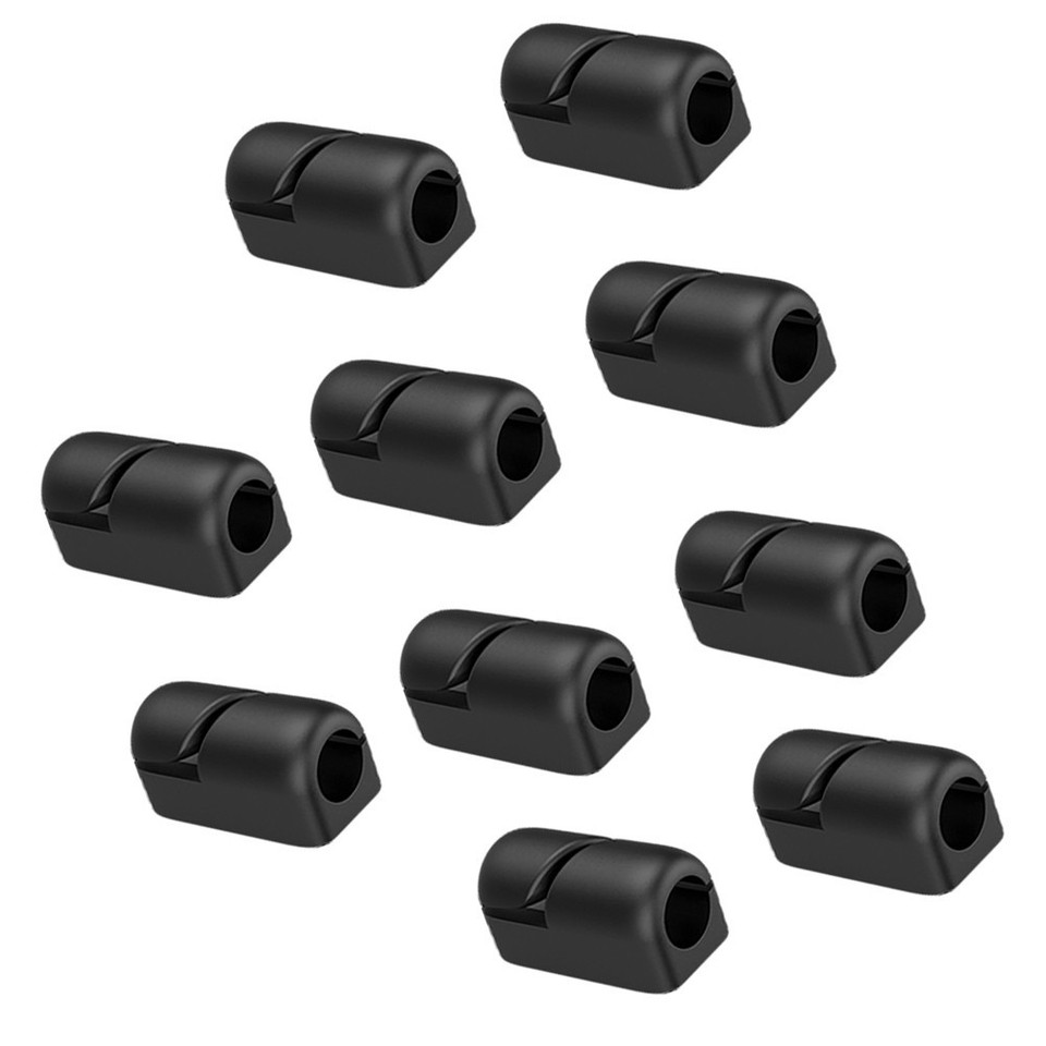 10pcs Desk Accessories Cable Clips Holder Cable Management Wire Holder ...