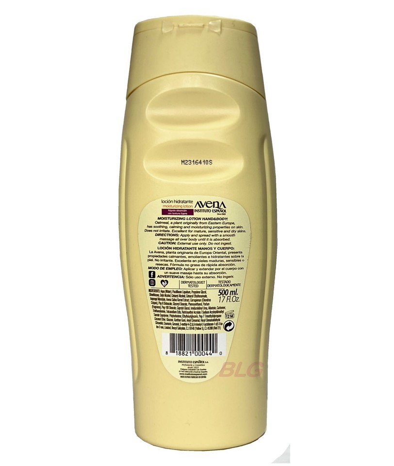 AVENA Hand Body Lotion Moisturizer Dry Cracked Skin Cream MOISTURIZING ...