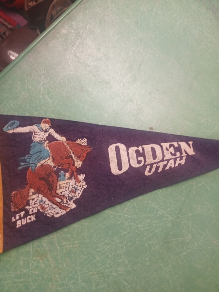 Utah Ogden Utah Vintage Small Size Triangle Pennant | eBay