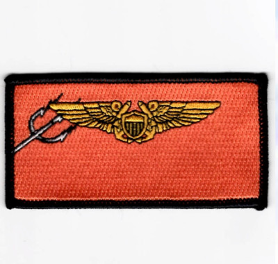 4" NAVY VAQ-144 SQUADRON ORANGE NFO/WSO NAMETAG EMBROIDERED PATCH | eBay