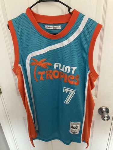 Semi Pro Flint Tropics Basketball Jersey #7 Coffee Black Size XL | eBay