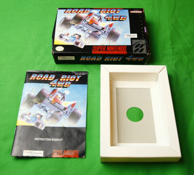 Road Riot 4WD • Super Nintendo System SNES • 1992 Atari THQ *Box ...