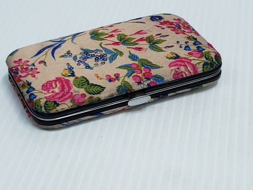 4-Piece Manicure Set Travel Nail Clippers with Matching Pink Floral ...