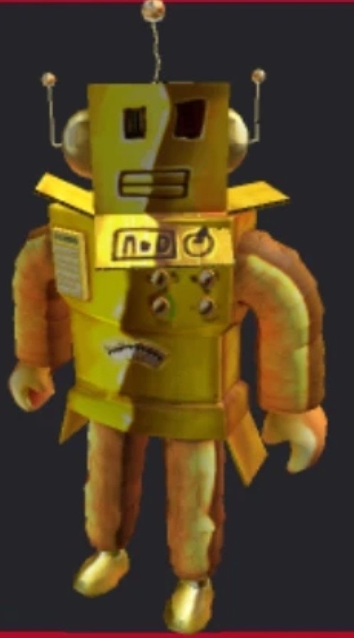 Roblox Rare Golden Mr Robot Virtual Item Scratch Off Code & Gold ...