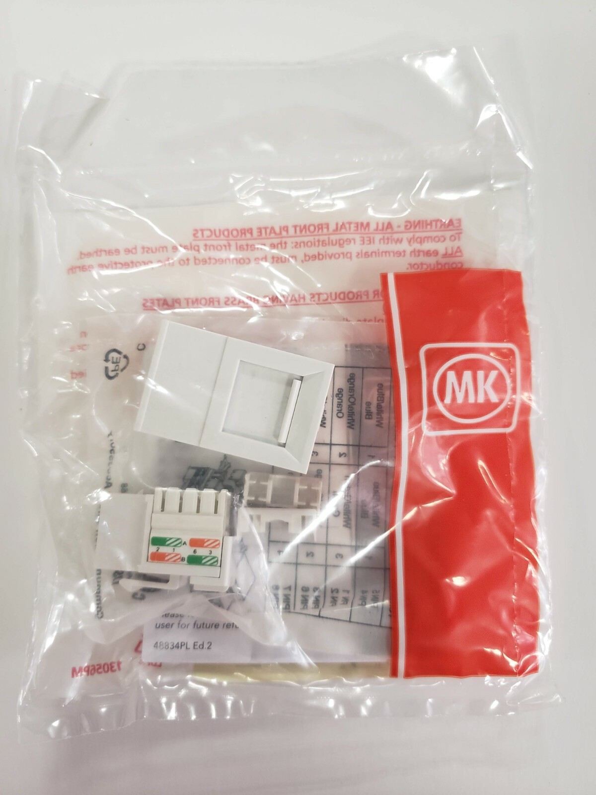 K5746 WHI MK Data Module, LJU6C, RJ45, Cat6, UTP, Keystone | eBay