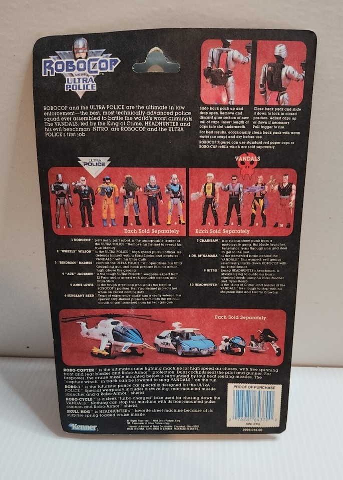 Vintage 1988 Anne Lewis Figure RoboCop and the Ultra Police Kenner New ...