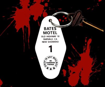 Creepy BATES MOTEL horror movie PROP KEY TAG, Norman Bates, Psycho fob ...