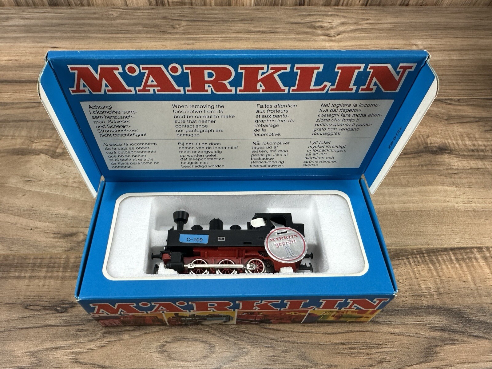 Marklin HO 0-6-0 Steam Engine KLVM #3090