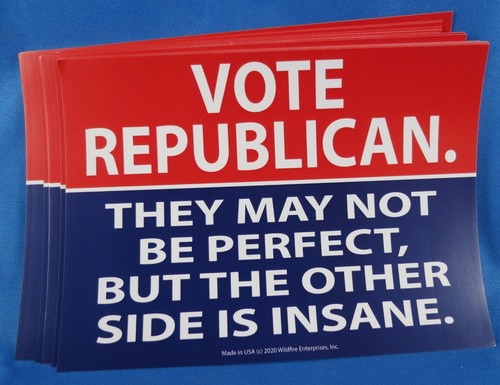 WHOLESALE LOT OF 10 TRUMP 2020 VOTE REPUBLICAN OTHER SIDE INSANE ...