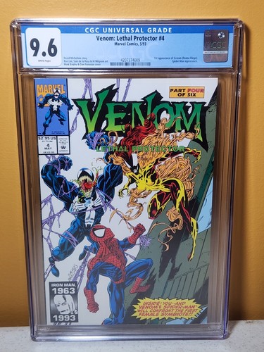 VENOM: LETHAL PROTECTOR #4 CGC 9.6 1ST SCREAM SPIDER-MAN 🔥MINT ...