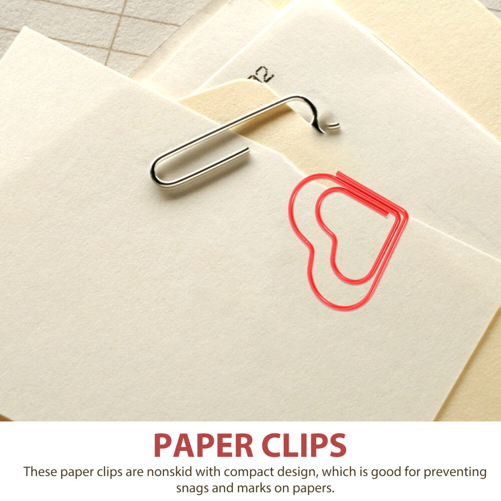 100 Pcs Small Paper Clips Paperclips Office Accessories Funny | eBay