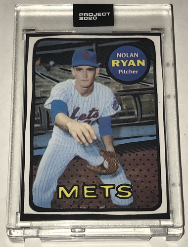 Topps Project 2020 Nolan Ryan #87 New York Mets Art Card Joshua Vides ...