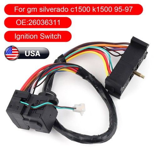 Ignition Switch 26036311 For Chevrolet Blazer K1500 K2500 K3500 GMC ...