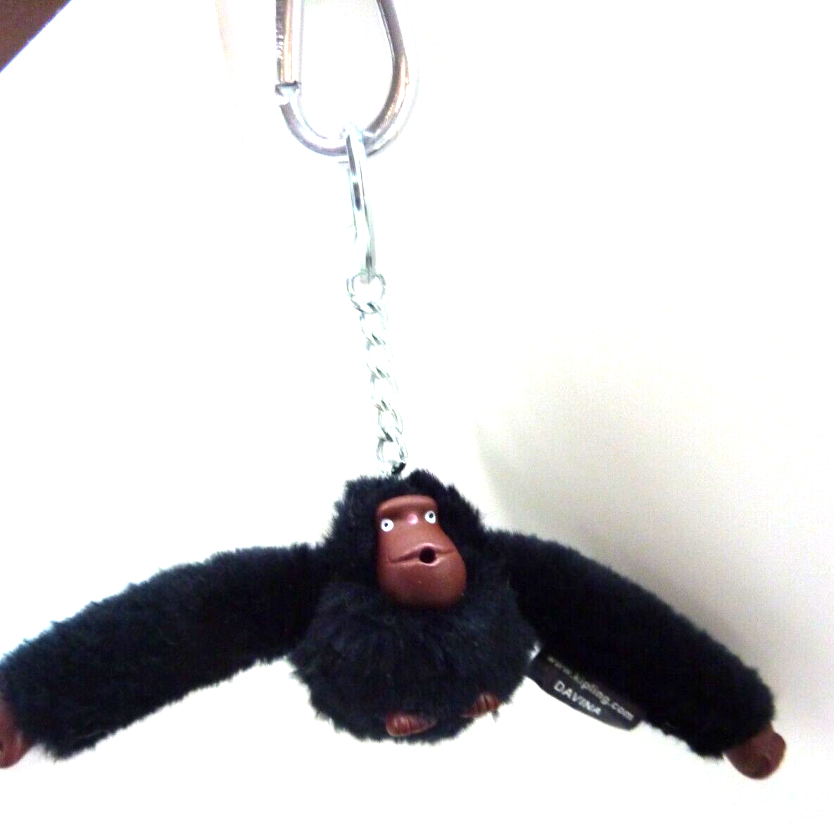 KIPLING MONKEY ''DAVINA'' KEYCHAIN KEY RING FOB CHARM BLACK | eBay