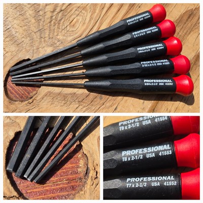 SEARS Craftsman Professional HEX 5pc Micro-Tech Precision Screwdriver Set USA | eBay