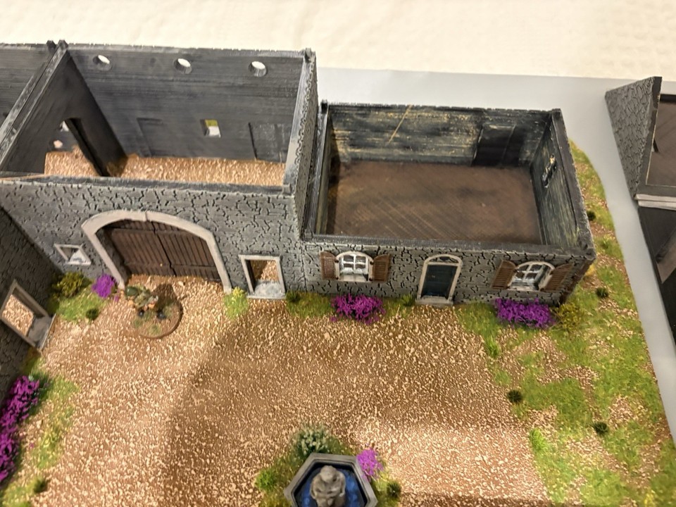 28mm, 1/56, 3D Printed, Painted French Stone Farm, WW2, Bolt Action ...
