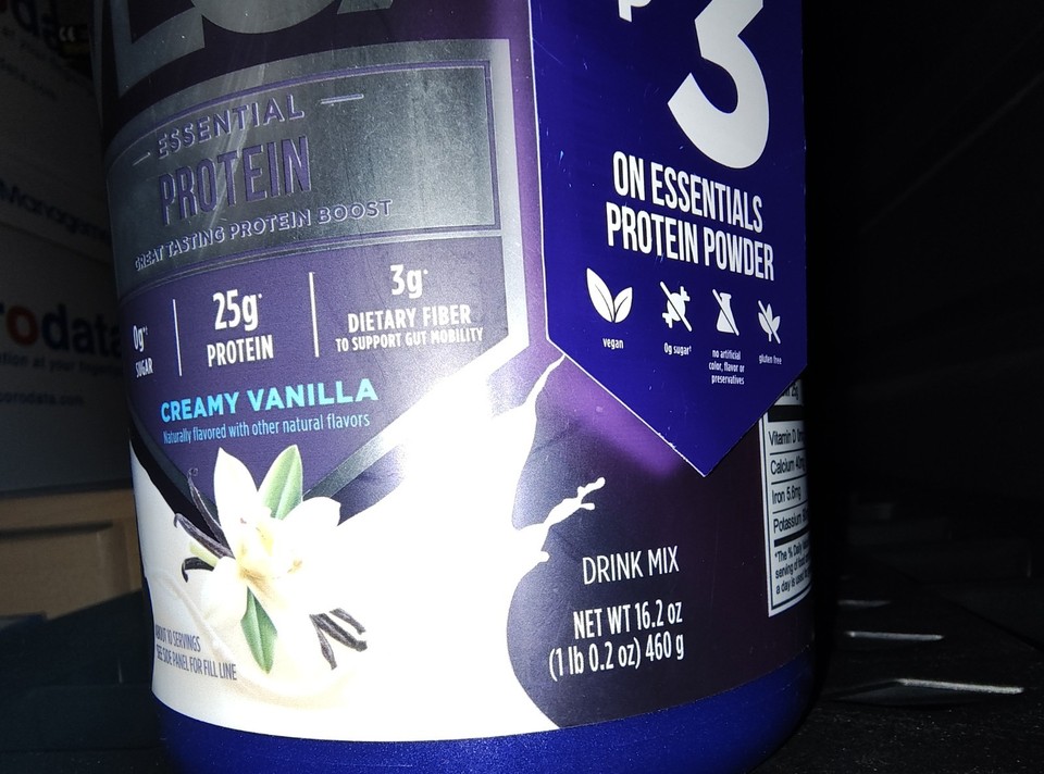 VEGA Essentials PLANT Based PROTEIN Powder VANILLA Vegan 16 Oz DRINK ...
