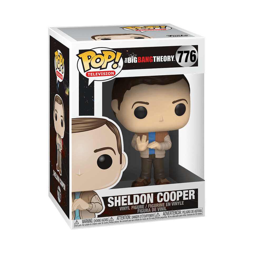 Funko Pop! 2020 Television Warner Bros. The Big Bang Theory 776 Sheldon ...