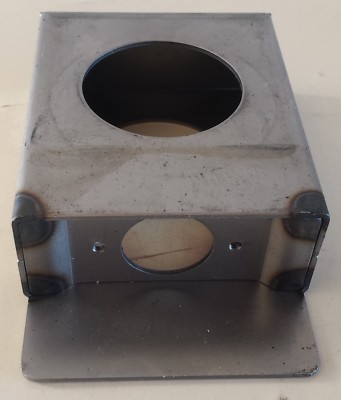 (2x) Gate / Door Steel Lock Box - Single Hole - Weld - 1 1/2" x 3 1/2 ...