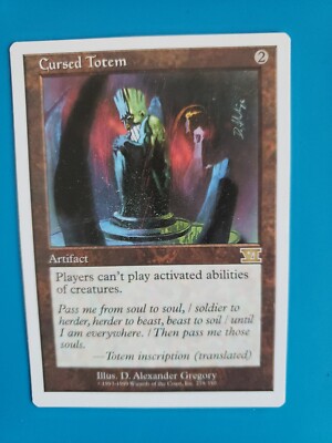 MTG Cursed Totem Sixth Edition 278/350 Regular Rare | eBay