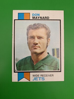 1973 Topps Don Maynard New York Jets #175 | eBay