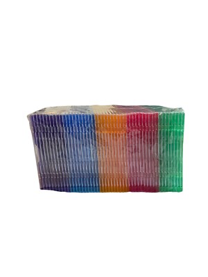 48 Jewel Tone CD/DVD Cases new purple Blue orange red green Music ...