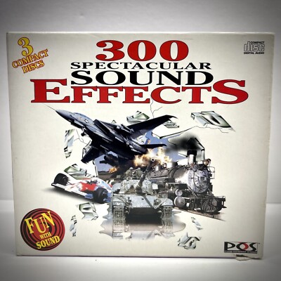 300 Spectacular Sound Effects, 3 - Discs Set 56775871024| eBay