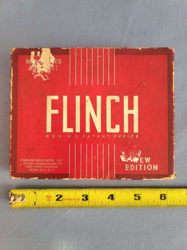 1930's Vintage Flinch Card Game Original box and instructions | eBay