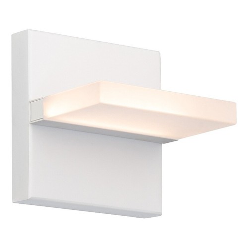 WAC Lighting Oslo 5" 1-Light LED Aluminum Indoor/Outdoor Wall Light in ...