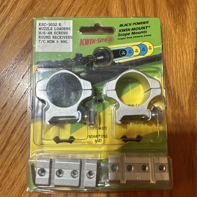 Kwik-Site Muzzle Loader Round Receivers T/C KSC-3032 S scope mount ...