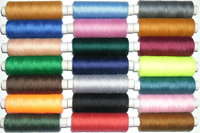 HIGH QUALITY STRONG 75s SEWING THREAD SPUN POLYESTER, 200MTR SPOOL ...