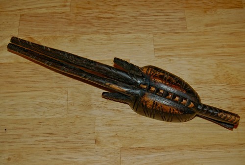 VINTAGE AFRICAN ART Hand Carved Ebony Wood Tribal Mask Kenya | eBay