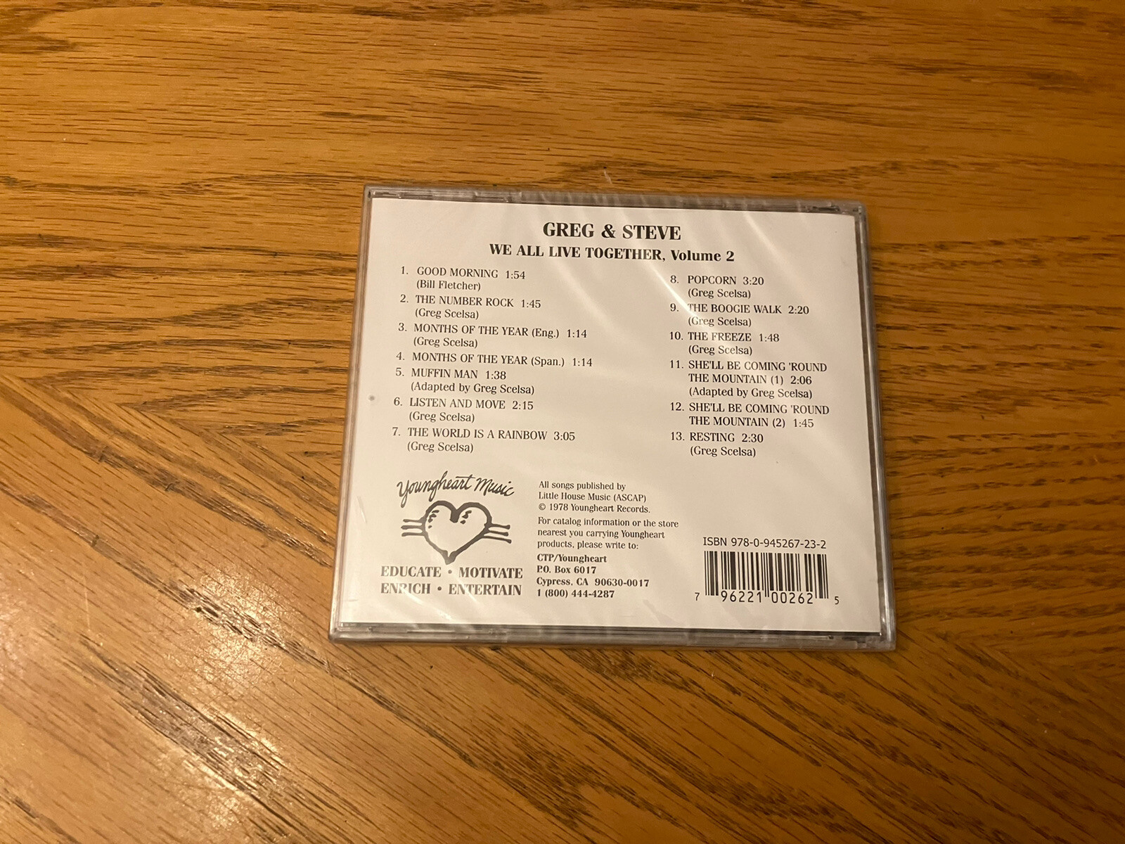 Greg and Steve We All Live Together Volume 2 CD - BRAND A481 for sale ...