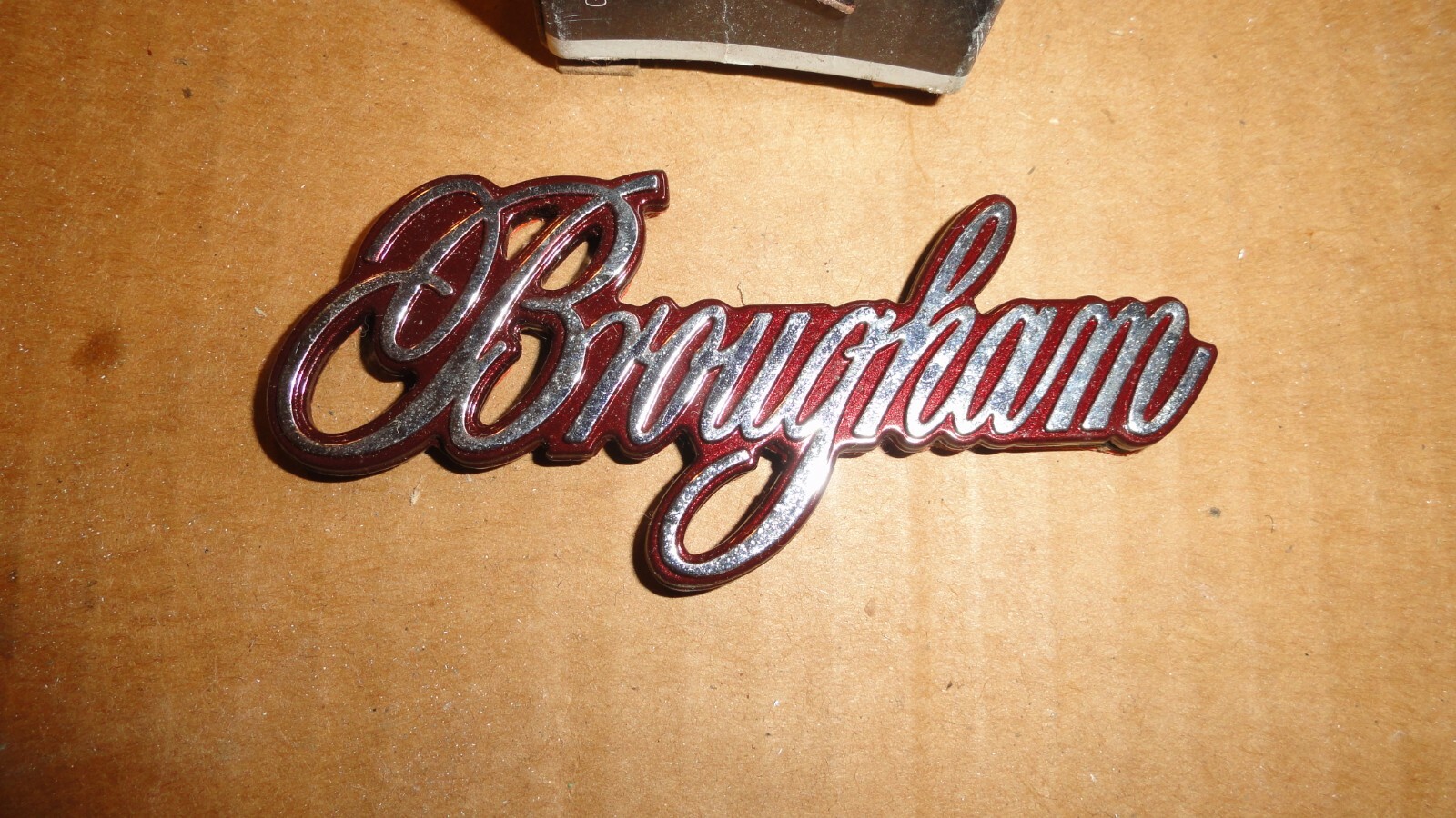 NOS 1991-92 CADILLAC BROUGHAM REAR QUARTER PANEL NAMEPLATE BADGE EMBLEM ...