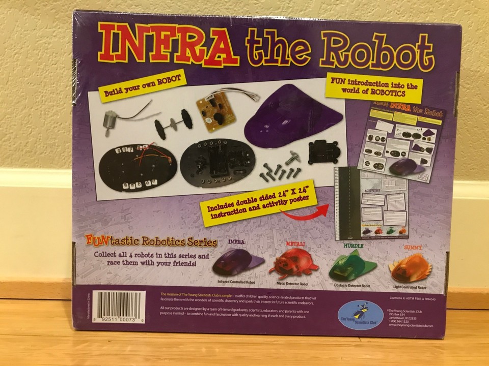 Infra the Robot Make Your Own Robotics Kit Infrared Controlled By ...