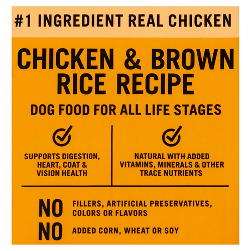 Pure Balance Chicken & Brown Rice Recipe Dry Dog Food, 30 lbs | eBay