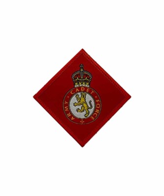 Kings Crown ACF Adult CFAV TRF Cadet Force Recognition Flash Rank Patch ...