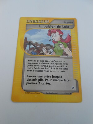 Carte Pokémon dresseur impulsion de lula 142 / 165 - expedition 2002 ...