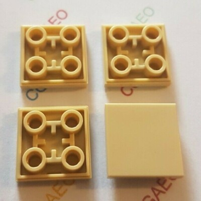 4 x Lego 11203 Tile, Modified 2 x 2 Inverted TAN | eBay