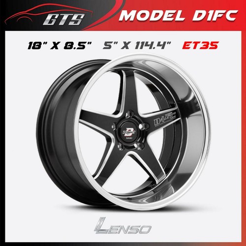 18x8.5 Lenso D-1FC Wheel 5x114.3 ET+35 For Toyota CH-R Hatchback 2018 ...